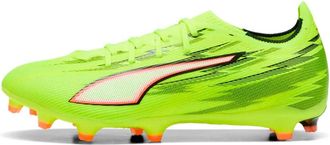 Puma Puma Unisex Ultra 6 Match Fg/Ag Fu&szlig;ballschuh, Yellow Alert Puma Black Glowing Red Lime Squeeze, 46 EU