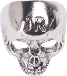John Richmond Homme, Accessoires, Gris, Taille: S Maxi Skull Ring