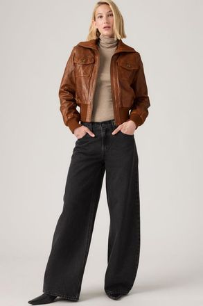 Levi's Teardrop Wide Leg Jeans - Damen - Schwarz / Schwarz
