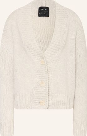 Marc Cain Strickjacke Mit Glitzergarn grau