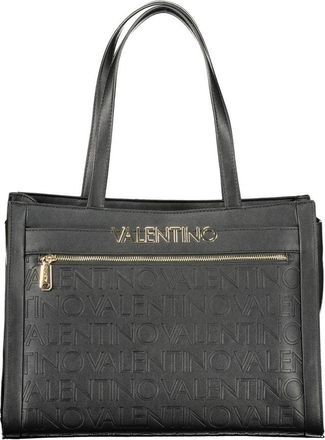 Mario Valentino Mario Valentino Nero Polyurethan Damenhandtasche mit mehreren F&auml;chern