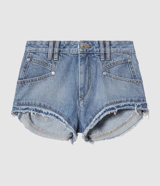 Isabel Marant Short Eneidala Light Blue