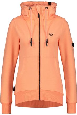 Alife And Kickin ALIFE and Kickin YasminAK A Sweatjacket - Damen Sweatjacke - Leichte Jacke mit Rei&szlig;verschluss - Kurze Kapuzenjacke Perfekt f&uuml;r &Uuml;bergangszeiten Peach X