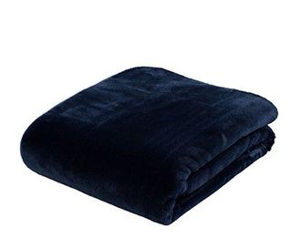 G&ouml;zze Couverture Douillette Premium Cashmere-Feeling, 500 g/m&sup2;, 220 x 240 cm - Marine