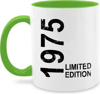 Shirtracer Tasse Tassen 325ml - Limited Edition 1975 I 50 Jahre Geburtstag Geschenk 50. Geburtstag I Geschenke f&uuml;r 50 j&auml;hrige I 50ter I F&uuml;nfzigster Geschenke 50e