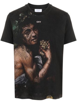Off-white t-shirt &agrave; motif Arrows - Noir