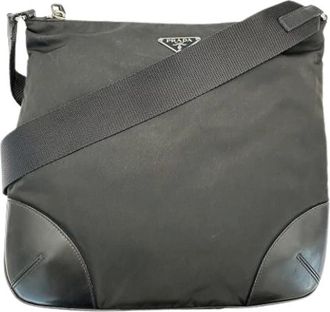 Prada Pre-owned Sac bandouli&egrave;re en nylon - Homme - Pre-owned - Noir - Taille: ONE Size