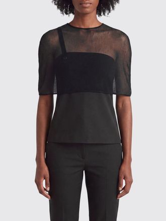 Paloma Wool Transparentes Slim-Fit-Top aus Baumwollmischung mit V-Ausschnitt