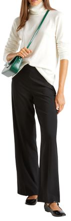 Benetton Damen Radtrikot M/L 1035d2551 Pullover, Cremeweiß 000, S, S