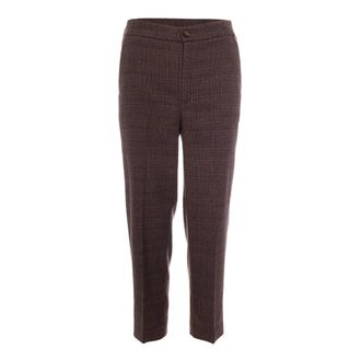 Liu Jo Femme, Pantalons, Brun, Taille: 38 FR Pantalon cigarette