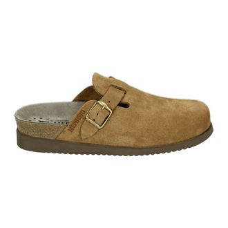 Mephisto Wildleder Cognac Pantolette Sandale - - Shoes - Damen - Braun - 37 EU