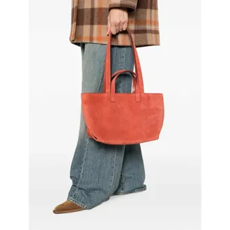 A.P.C. Suede Tote Bag - Orange