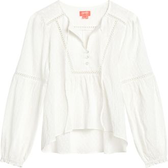 Superdry Damen Langärmelige Ibiza Strandbluse Wollweiß 40