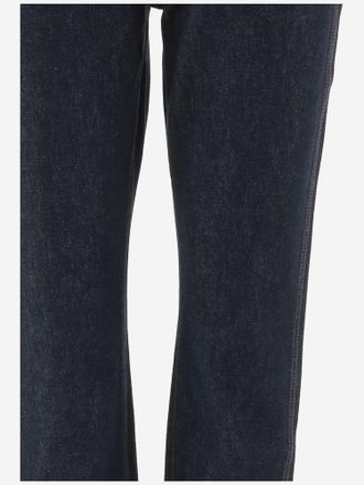 Khaite Womens Jeans Finley Cotton Dark Denim