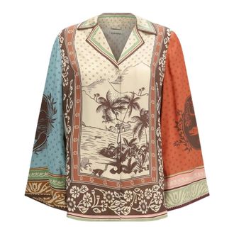 Alemais Damen, Blusen & Hemden, Mehrfarbig, 2XSGr&ouml;&szlig;e