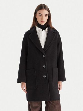 Max & Co. Wollmantel 2526016023200 Schwarz Regular Fit