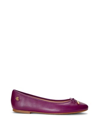 Ralph Lauren JAYNA NAPPA LEATHER FLAT