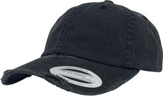 Flexfit Caps Low Profile Destroyed, Black, one Size, 6245DC