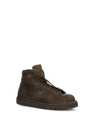 Mars&egrave;ll Mens Pallottola Dark Brown Lace Up