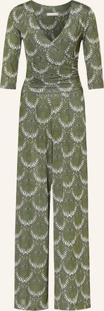 Marivie Marivie Jersey-Jumpsuit Jump In! Mit 3/4-Arm gruen