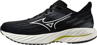 Mizuno Wave Inspire 21 Chaussures de course pour femme Noir/blanc/jaune vif, Noir, 39 EU