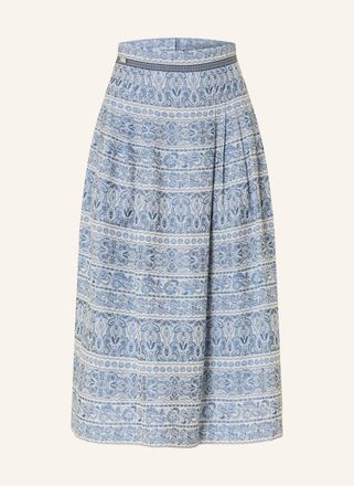 Hammerschmid Hammerschmid Faltenrock Lindau Aus Jacquard blau