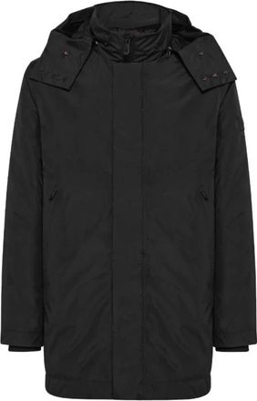 Peuterey Homme, Manteaux, Noir, Taille: 2XL Imperm&eacute;able en tissu lamin&eacute;