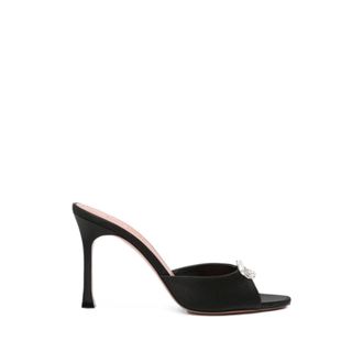 Amina Muaddi Damen, Schuhe, Schwarzk, 38 EUGr&ouml;&szlig;e