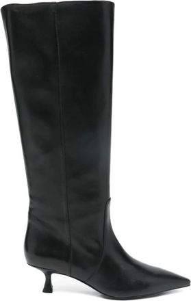 Stuart Weitzman Femme, Chaussures, Noir, Taille: 38 1/2 EU Naomi 50 Boot