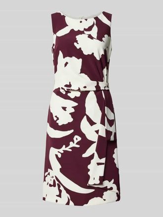 Vera Mont Tailliertes Cocktailkleid mit Allover-Muster