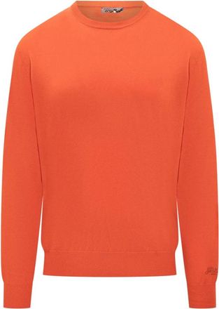 MC2 Saint Barth Homme, Pulls, Orange, Taille: L Pull ras du cou Regent