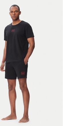 HUGO BOSS Pyjama Laze 50534566 Schwarz Regular Fit
