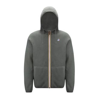 K-Way Wende-Fleecejacke - - Jackets - Herren - Grau - 2XL