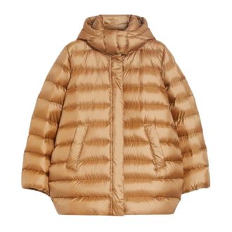 iBlues Femme, Manteaux, Brun, Taille: 40 FR Caucaso Manteau en duvet forme oeuf