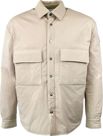 Add Femme, Vestes, Beige, Taille: 42 FR Veste Chemise Technique