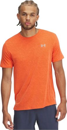 Under Armour Launch T-Shirt f&uuml;r Herren, Tarnmuster, Laufen, Regul&auml;r (Orange)