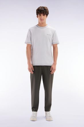 Eden Park Pantalon &Agrave; Taille &Eacute;lastique Kaki