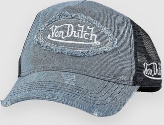 Von Dutch Von Denim Trucker Cap blue