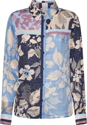 Silvian Heach Femme, Blouses et Chemises, Multicolore, Taille: 34 FR Sanas Shirt