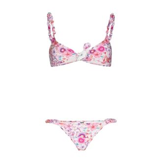 Reina Olga Blumen Bikini Set Luca - - Swimwear - Damen - Rosa - L