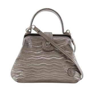 Bally Pre-owned Ledertasche zum Umh&auml;ngen - - Pre-owned - Damen - Grau - ONE SIZE