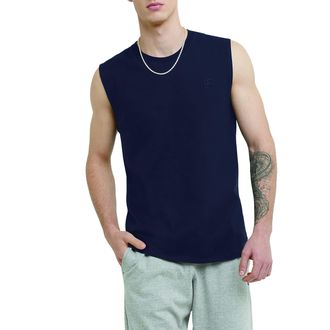 Champion Herren Hemd Klassisches Jersey Muscle T-shirt, Navy, L