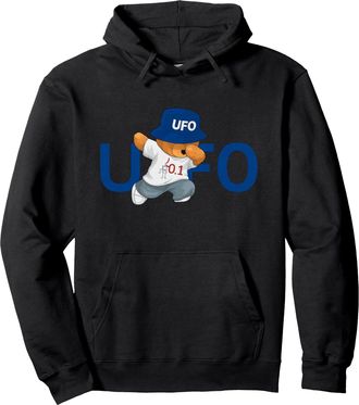 Astro lustiger UFO B&auml;r Pullover Hoodie