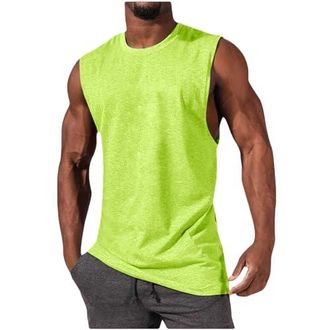 Generic Haut de sport uni sans manches pour homme - Classique - L&eacute;ger - Polyvalent, intelligent, confortable, respirant - Pour entra&icirc;nement musculaire - Pour 