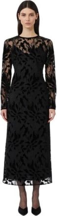 Max Mara Femme, Robes, Noir, Taille: 44 FR Midi Dress