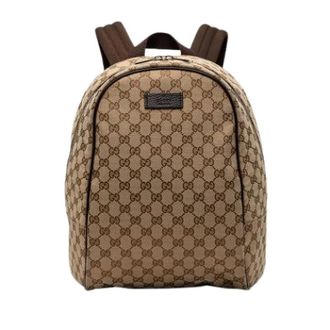 Gucci Pre-owned Sac &agrave; dos en toile - Femme - Pre-owned - Beige - Taille: ONE Size