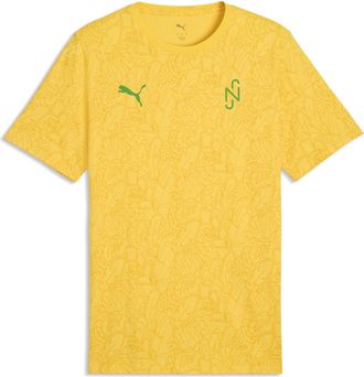Puma Neymar Jr T-shirt &agrave; imprim&eacute;s Brazil Passion Homme, Accessoires, Jaune, XXL