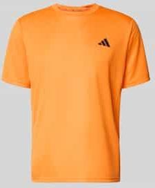 adidas T-Shirt mit Logo und Rundhalsausschnitt