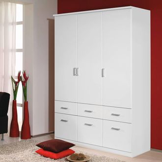 rauch home24 Dreht&uuml;ren-/Kombischrank Bremen 181cm Wei&szlig;/Alpinwei&szlig; ohne Spiegelt&uuml;r/-en