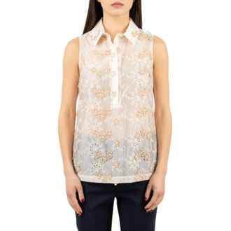 Hanita Damen, Blusen & Hemden, Beige, SGr&ouml;&szlig;e
